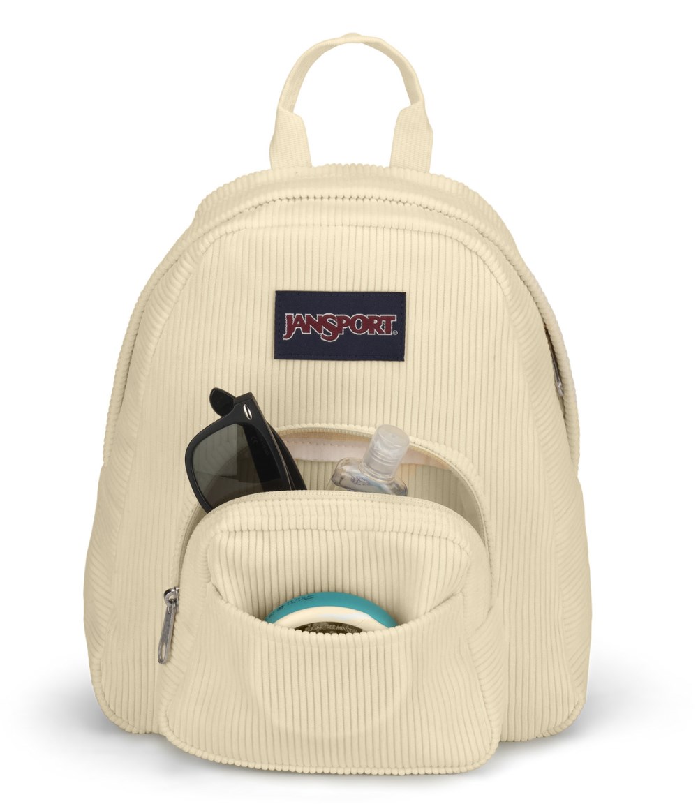 Jansport Half Pint Mini Backpack - Coconut Corduroy [Q6a1LDb5] - $21.00 ...